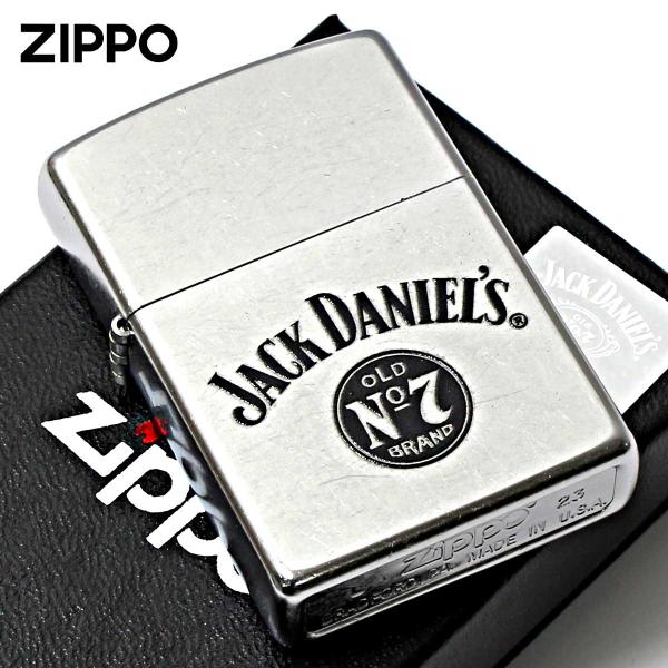 アメリカンウィスキーの雰囲気溢れるJackDaniel's（ジャックダニエル）のZIPPOです。100年以上の歴史を持つジャックダニエル。ジャック ダニエルと言ったら、「Old No.7」が有名ですね。ロゴのさりげなさがおしゃれです。ベース...