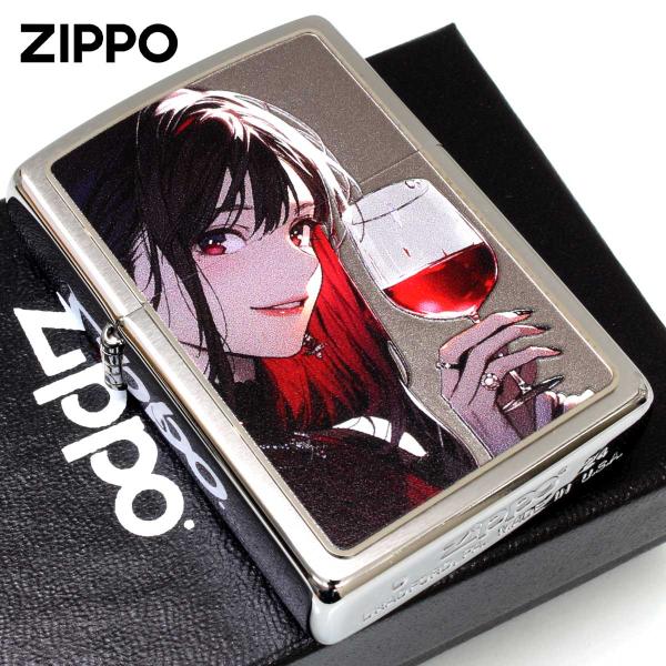 女性のアルコールドリンクを飲む表情が、色っぽいセクシーなZIPPOです。まるで、隣に彼女が居るかのような雰囲気！心揺さぶられるデザイン！！飲みに行く日に使ってみてわ如何でしょうか？ケース形状：レギュラー・ケース加工表面処理：ブラッシュドクロ...