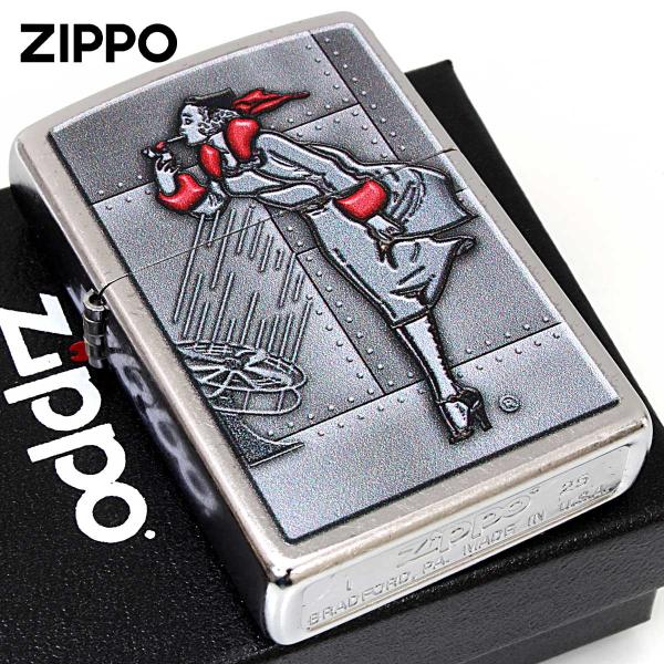 風に吹かれながら火を付けるウインディがデザインされたZIPPO。1937年に初めて全米に打ち出したZippoの広告に描かれた「風の中でタバコに火をつける女性」が、Windy（ウインディ）です。それ以降ZIPPO社は、この美しい女性のイラスト...