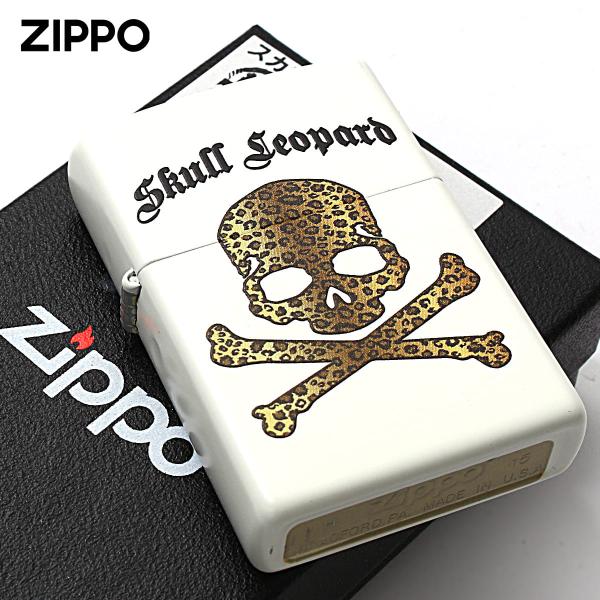 アメリカで製造された日本仕様のZIPPO。日本モデルの多くは国内で後加工していますが、こちらのモデルはUS本社加工！マットな色合いのZIPPOに描かれたヒョウ柄のSkullが特徴です。スカルなのに可愛い♪男女問わずオススメです！！ケース形状...
