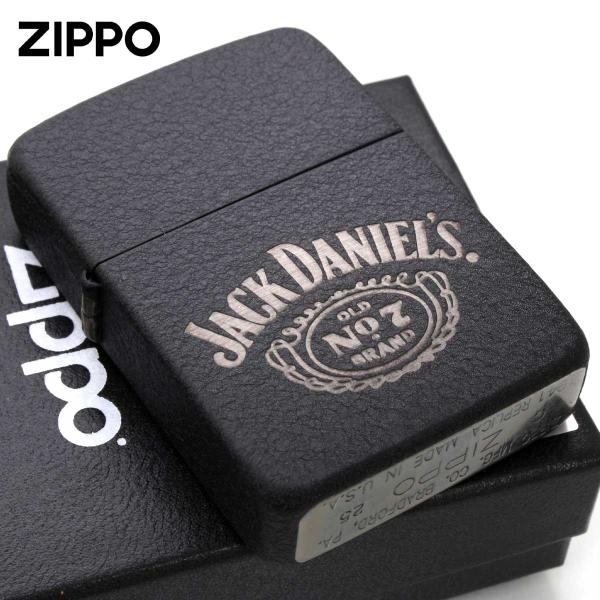 アメリカンウィスキーの雰囲気溢れるJackDaniel's（ジャックダニエル）のZIPPOです。100年以上の歴史を持つジャックダニエル。ジャック ダニエルと言ったら、「Old No.7」が有名ですね。ブラッククラックル加工ならではの質感も...