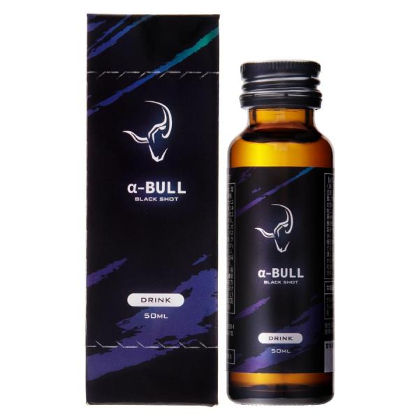 商品名：α-BULL BLACK SHOT 50ml 本番前の1本 シトルリン アルギニン アルファブル ブラックショット αブルブラック【〜本番前の1本〜】厳選した20種の成分があなたを「超ドクドク感」×「圧迫感」×「絶頂感」による激体験...