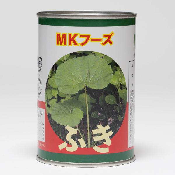 秋田名物　秋田蕗。※開缶時及び内容物を取り出す時には、切り口で手を切らないように充分注意してください。※缶をあけると空気に触れて内面が酸化しますので、必ず違う容器に移し替えて下さい。■社名：株式会社MKフーズ■固形量：250g■原材料：ふき...