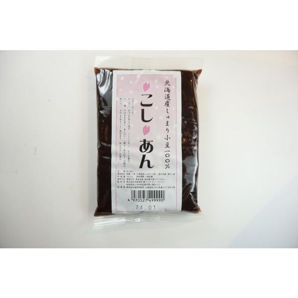 北海道産しゅまり小豆を100％使用した餡子です。【名称】ねりあん【原材料名】砂糖、小豆（北海道産しゅまり小豆）、還元水飴、寒天、塩【内容量】350ｇ【保存方法】直射日光、高温多湿、鼠虫害を避けてください