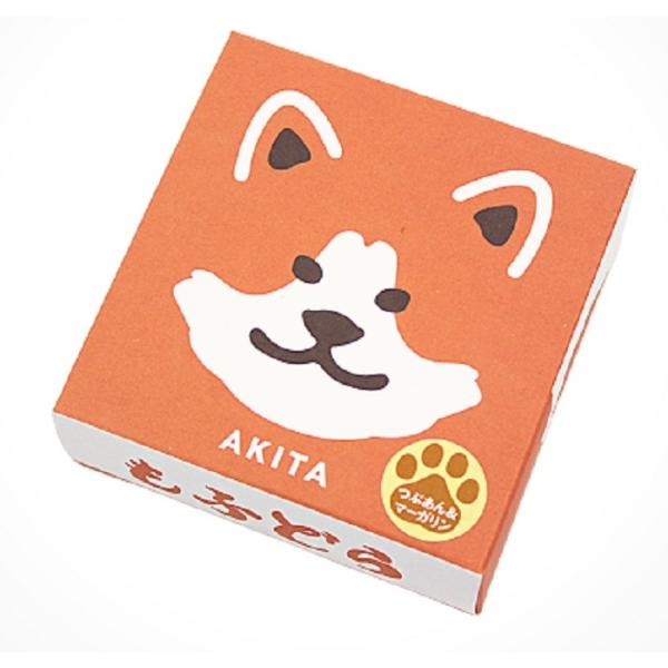 秋田犬のもふもふ感を表現した生地はしっとり軽い食感で、よくあるどら焼きと違って、皮がふわっとしているのがわかります秋田犬のしっぽ柄の皮の生地には黒糖を使用していて、袋をあけるとふわっと黒糖の香りがします【つぶ餡】はこのふわふわの皮に、自家製...