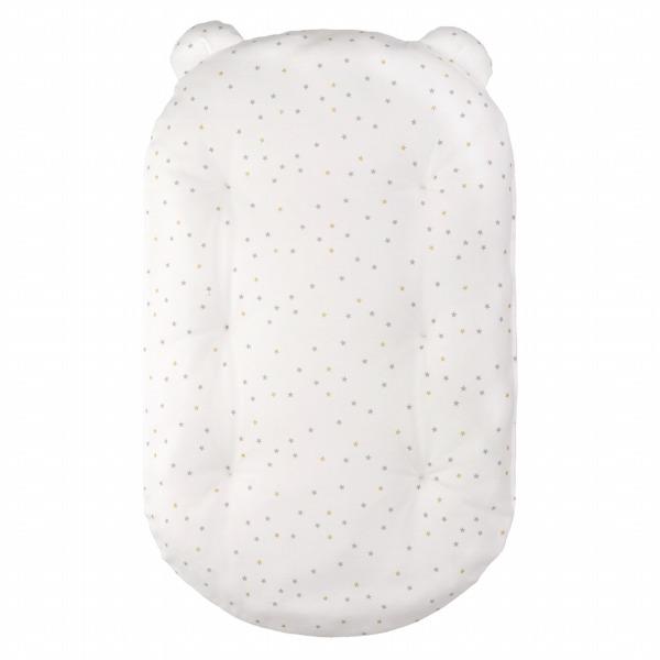 【商品名】抱っこふとん　ミルキーウェイ【素材／材質】表・裏：綿100％（スムース）、中：ポリエステル100％【サイズ】63×39cm（耳除く）【ご注意事項】モニターの発色の具合によって実際のものと色が異なる場合がございます。ご了承ください。...