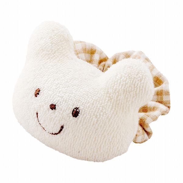 日本製　ガラガラ　にぎにぎ　おもちゃ　ベビー　男の子　女の子　ベルナくまリング　オーガニックコットン　ラトル