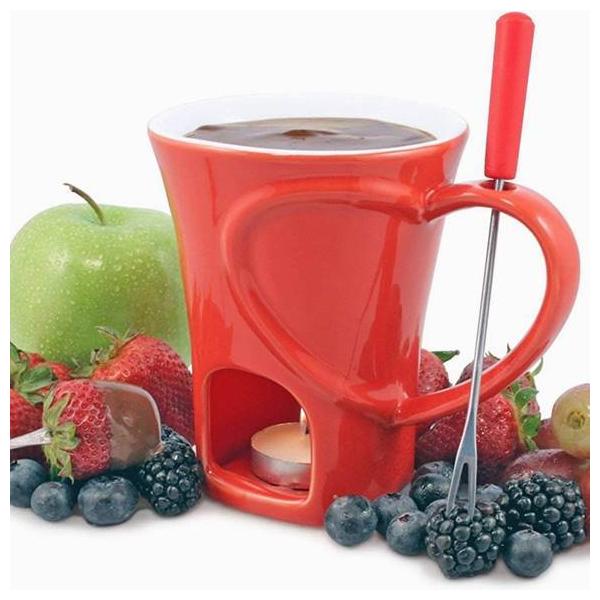 サイズ ： 直径約10cmX高さ12cm  容量 ： 約170ml  セット内容マグ1個フォーク2本ローソク1個備考セラミックフォンデュマグ食洗器OK【納期について】商品（並行輸入商品）は、アメリカ倉庫からの直送となりますので、ご注文後、お...