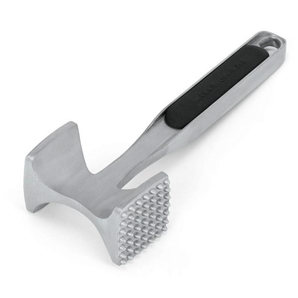 KitchenAid キッチンエイド アルミニウム ミートハンマー　サイズ： 約23×10×5.5cm 重量： 約330ｇ 肉を食べやすくするために叩いて繊維を切断することを用途とする調理器具【納期について】商品（並行輸入商品）は、アメリカ...