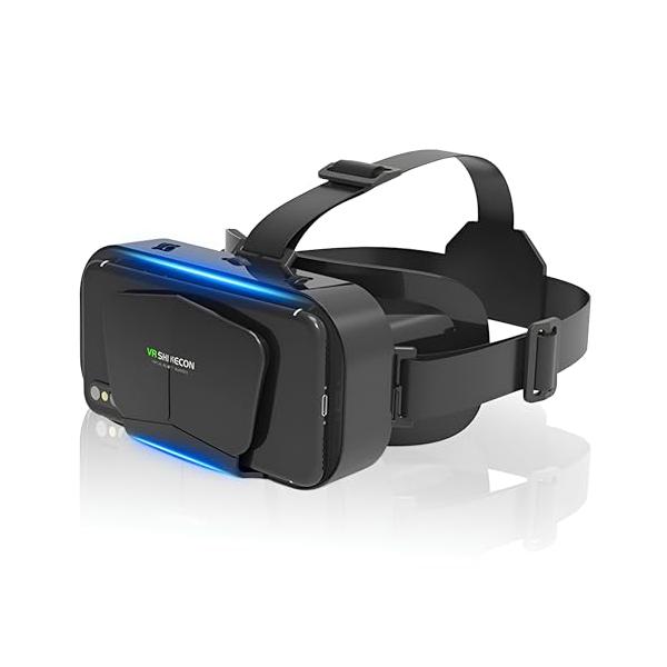 年末新登場 VRゴーグル新設計な三軸固定式ベルトで、長さも調節可能で、頭にぴったりとフィットするのでズレや落ちる心配もありまん。上下左右360度全方向の臨場感あふれる映像が楽しめます。VRコンテンツ再生中に周囲を見渡すと、頭の動きに合わせて...