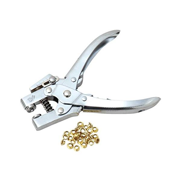 ハトメ穴径:5mmハトメ約4.0mm・8mmハトメ約6.0mm最大取付厚:5mmハトメ約2.0mm・8mmハトメ約2.5mm下穴サイズ:5mmハトメ5.0mm・8mmハトメ7.0~8.0mm材質:クロームメッキ付属品:5mmハトメ100個・...