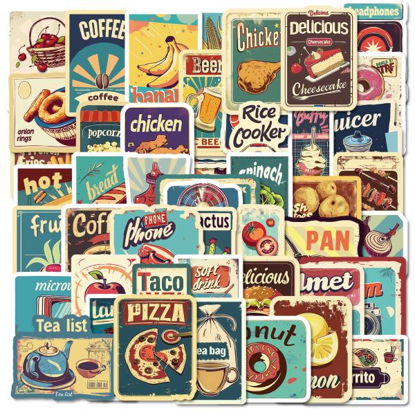 【特徴】日常防水加工　【仕様】1枚1枚切り取り【サイズ】約3〜6cm【数量】 50枚　　【おすすめ】★親友へのプレゼントやサプライズに最適　★居酒屋、レストラン、バーなどに飾り　★かわいい手帳にどうぞ　★ノートPC、スマホなどのカスタム、個...