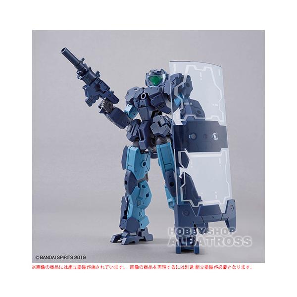 シンプルな構造で組み立てが簡単なBANDAI SPIRITSオリジナルロボットプラモデルシリーズ、「30 MINUTES MISSIONS」から、地球連合軍から、地球内の治安維持にも運用される警備型量産機「テックプロト」が登場！