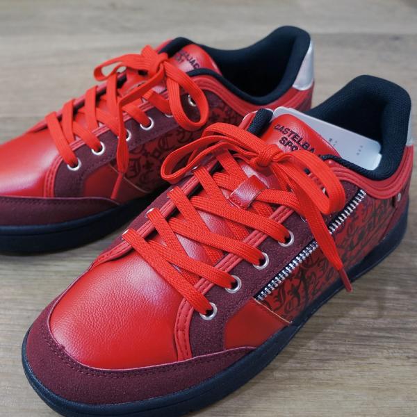 定価　税込価格￥16500品番　7234395126-80素材　　合成皮革　　底部　合成ゴムカラー　レッド製造国　中国