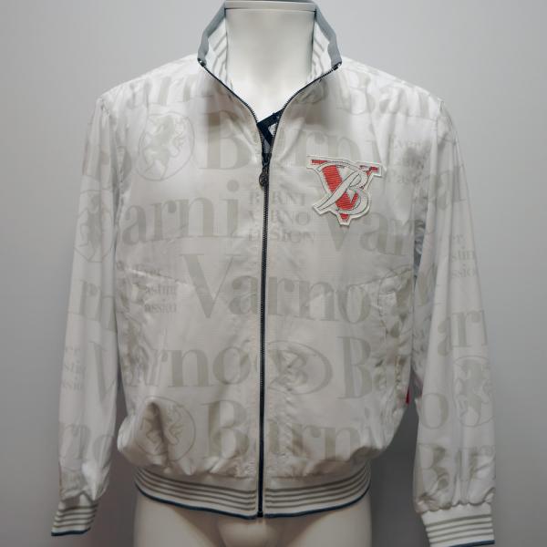 定価　税込み価格￥59400品番　BSS-PBS5512-01-LL素材　　ポリエステル100カラー　ホワイトサイズ　　LL肩幅　58身幅　69　（脇下10センチの所）袖丈　66着丈　74　（衿下から）製造国　中国