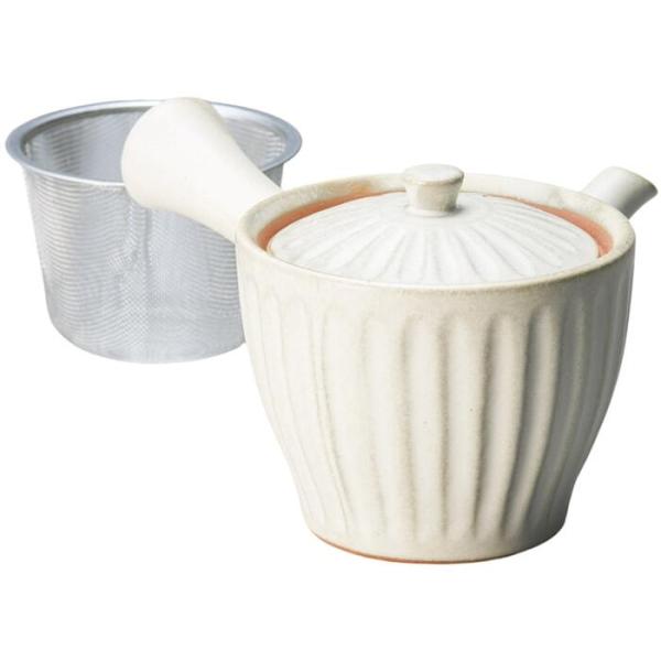 おしゃれな急須でほっと一息。おいしい温かいお茶でリラックスを。＜商品サイズ＞10.3×10cm 380cc＜材質＞磁器＜生産国＞日本（美濃焼）ご注意：個装箱がない商品によりギフトラッピング不可商品のため、ご注文時にギフト包装のご選択をされな...