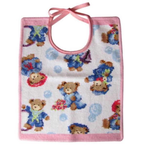 ネコポス出荷限定【スペシャルラッピング660円(別売り)】※名入れをご希望の際は別ページの名入れ工賃を一緒にご購入ください贈り物にも喜ばれるフェイラーのベビーアイテム[サイズ(約)] 30cm 25cm[カラー] ホワイト / ピンク[素材...