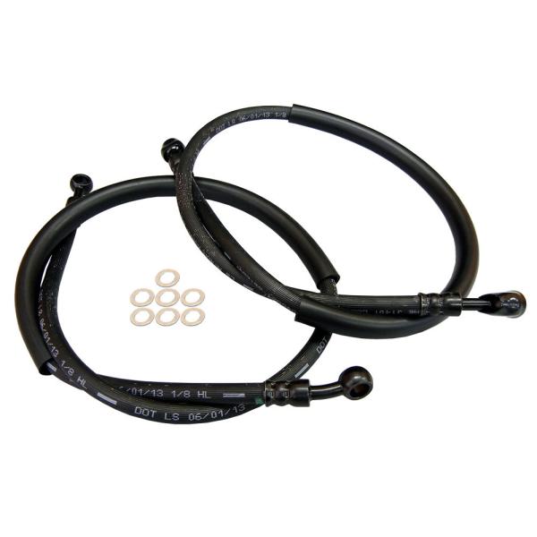 【適合車種】ホンダ CB400 スーパーフォア NC31前期 （1992〜1996年式）【ホース全長】ラバーブレーキホースは、400mm〜1300mmの50mm刻みの汎用品です。純正のブレーキホース全長820mm+830mmとなります。ノー...