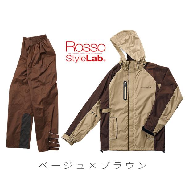 【メーカー/ブランド】　J-AMBLE/Rosso Style Lab【メーカー品番】　ROR-308【適合】　女性用【カラー】　■ベージュ×ブラウン【サイズ】　Sサイズ各部詳細寸法は、画像にてご確認ください。【QUA】■表地：ナイロン、P...