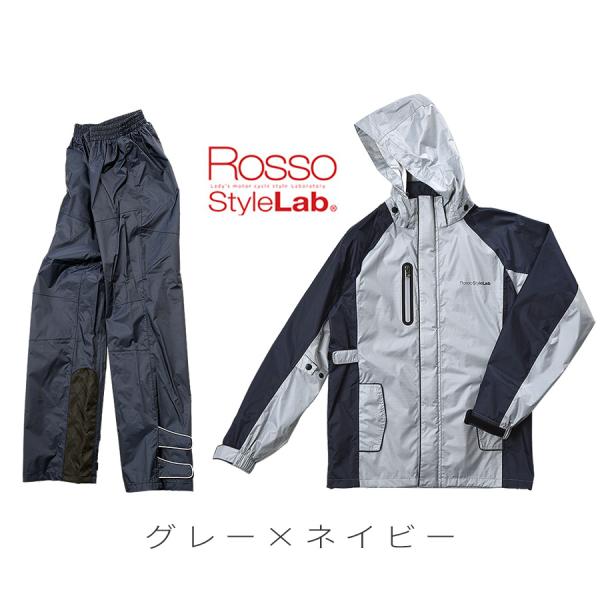 【メーカー/ブランド】　J-AMBLE/Rosso Style Lab【メーカー品番】　ROR-308【適合】　女性用【カラー】　■グレー×ネイビー【サイズ】　Sサイズ各部詳細寸法は、画像にてご確認ください。【QUA】■表地：ナイロン、PU...