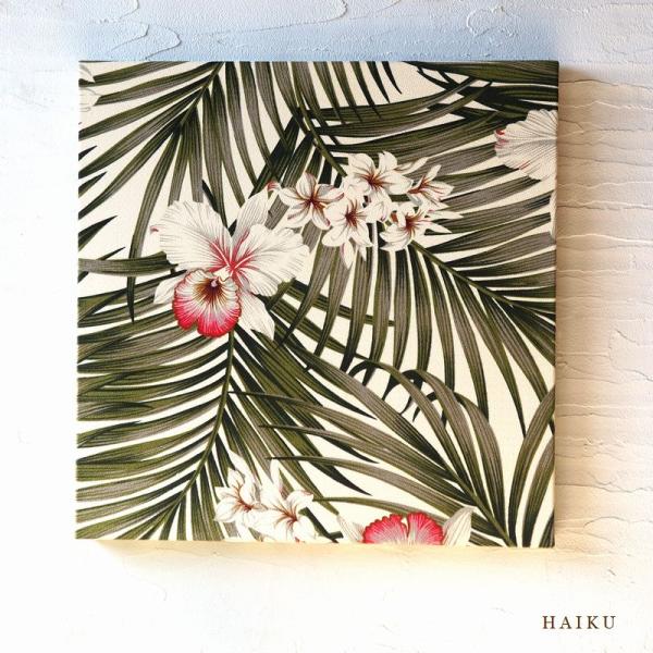 ファブリックパネル アートパネル アリス■Hawaiian HAIKU■SIZE ：400×400×25mm　単品販売■付属品 ：ファブリックパネル専用フック、説明書蘭をモチーフにした、大人っぽい魅力のデザイン。柄の立体感や、素材の触感も魅...