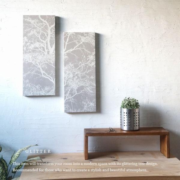 【発売日：2025年11月29日】■GLITTER アートパネル■SIZE ：500×200×25mm■付属品 ：フック、説明書大胆に木々が描かれた大人のインテリア木の部分は全てラメになっており目立ち過ぎずおしゃれな煌めくアートパネルベース...