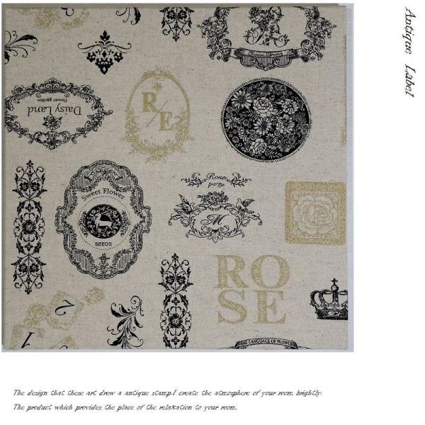 ファブリックパネル アートパネル アリス■Antique Label アンティークラベル■SIZE：300×300×25mm　単品Roseのロゴ、スタンプなどが描かれたレトロなデザイン。色使いも控えめで派手さはなくおとなしいイメージ。子供部...