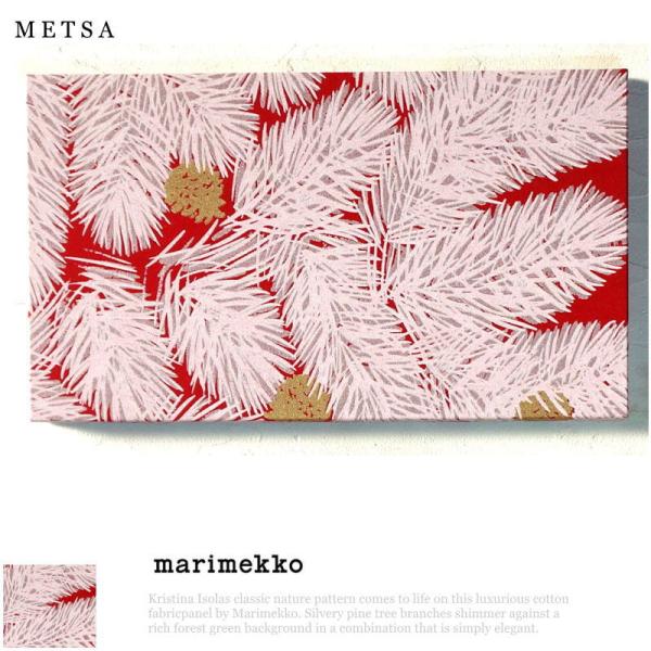 ■marimekko 　Metsa 限定商品■designer：Kristina Isola■SIZE ：400×220×25mm■付属品 ：フック、説明書マイヤ・クリスティーナイソラの木をモチーフにしたデザインは松の木に雪が降り掛かった様...