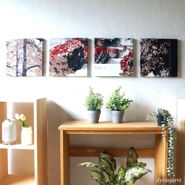 ファブリックパネル アートパネル アリスファブリックボード、インテリアパネル色々な名称で知られている北欧の文化を取り入れた壁飾り、壁掛けです日本の住宅にも生地コットンの風合いが合わせやすくお好きなデザイン、カラーを取り入れるだけでお部屋の雰...