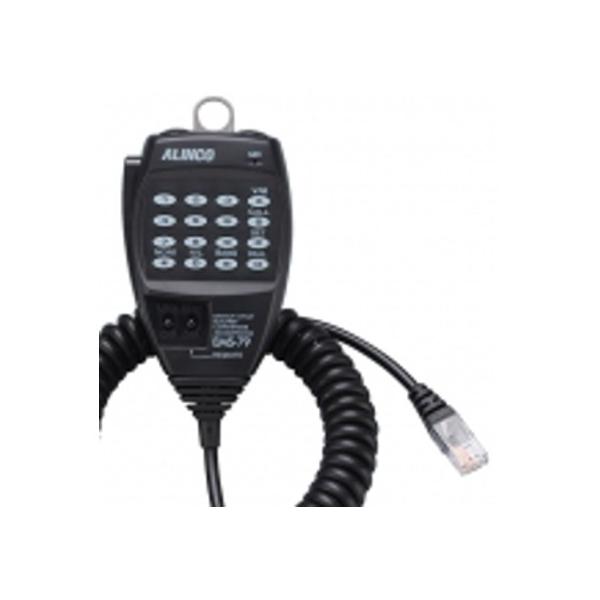 【インボイス対応済】VFOとメモリー切り替え他基本操作のリモコン、周波数直接入力、DTMFトーンエンコードなどができる照明キーパッド付きエレクトレットコンデンサマイク【適合機種】アマチュア無線(モービル)・DR-735D・DR-735H