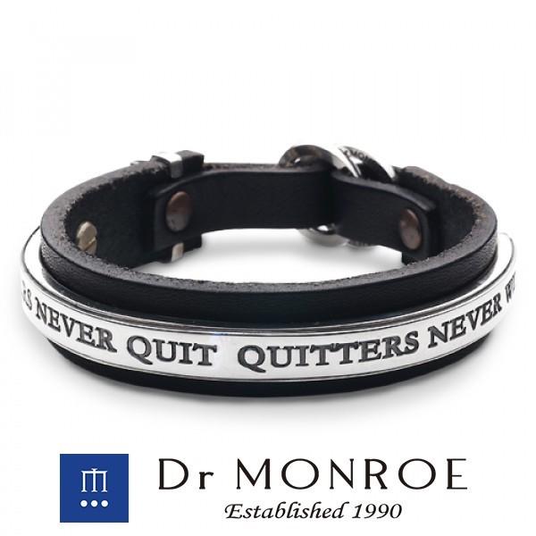 【Dr MONROE/ドクターモンロー】メンズ ブランド ブレスレット※こちらの商品は受注制作となります。お届けに3週間〜1ヶ月前後頂きますのでご了承下さい。WINNERS NEVER QUIT,QUITTERS NEVER WIN.(勝つ...