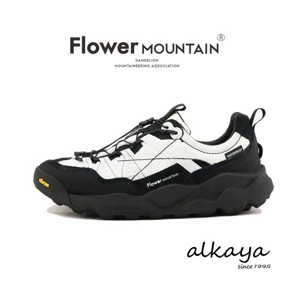 Flower MOUNTAIN(フラワー マウンテン)IWANO2(イワノ2)WHITE/BLACK(ホワイト/ブラック)FM100010素材・アッパー：ナイロン＋ピッグスエード・アウトソール：EVA+ラバー靴・シューズ・スニーカー・sho...
