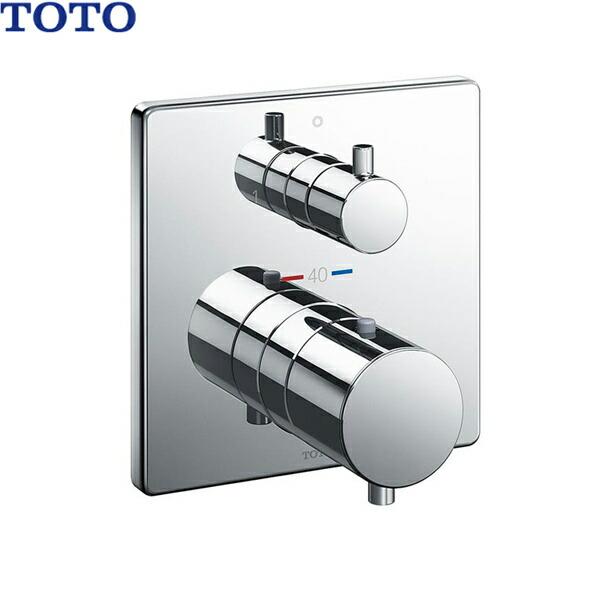 TOTO ホテル用埋め込み形シャワー 壁付サーモスタット混合水栓(埋込式)TBV02404J温度調節機能部：サーモ・切替2way・止水付きサイズ：130x130mm※埋込部別途※吐水の数に応じて切り替えバルブ必要注2週