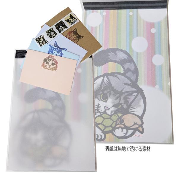 cut_artよりミニ封筒とシール付きメモ帳が入荷しました。表紙は無地で透ける素材です。メモ用紙に採用された絵柄が透けて見えるキュートなメモ帳です。※封筒、シールの色・柄はお選びいただけません。サイズ　12cm×8cm※多少の誤差はご容赦く...