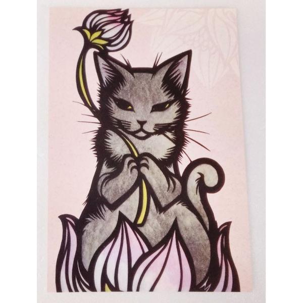 商品タイトル　蓮猫2020年の新作がポストカードになりました。切り絵/CUT　ARTのポストカードです美しい色合いと、緻密な切り絵の技術は見る人の心を魅了しますサイズ　一般的なポストカードのサイズです◎お届け方法◎　1.宅配便 (ヤマト運輸...