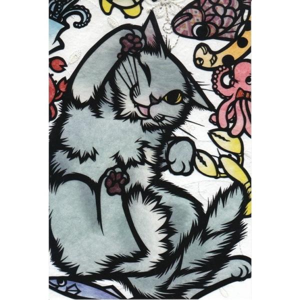 切り絵アート作家 さとうみよさんの作品ががポストカードになりました。※宛名面に通常は印刷されている作品タイトルが記載されていない商品です。了解の上ご購入をお願いします。※cut_art公認の正規品です。切り絵/CUT　ARTのポストカードで...