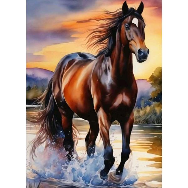 完成サイズ：約30×40cm。小さなダイヤモンド状の粒をこつこつと貼り付けていくダイヤモンドアート。根気が必要ですが、リアリティに満ちたデザイン性の高さは、インテリアやギフトとしてもインパクト大！通常のポスター等では表現出来ないダイアモンド...