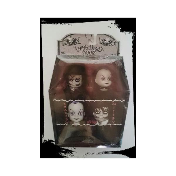 全高約10cm。ホットトピック限定仕様で登場！小さいながらも髪や衣服は精巧に表現され、薄汚れた顔と共にキュートで不気味な容姿を充分にアピール。パッケージごとディスプレイしてもオススメです。▼未開封新品です。(年数経過によりますパッケージの色...