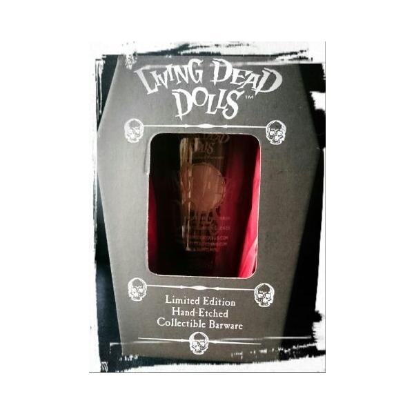 リビングデッドドールズをイメージしたスタイリッシュなグラスが登場！デザインは人気のEggzorcist。世界観を壊さない紙製パッケージ入り。グラスサイズは高さ約8.5×飲み口直径約7cm。◆画像はデザインを解りやすくお見せする為、白紙を中に...