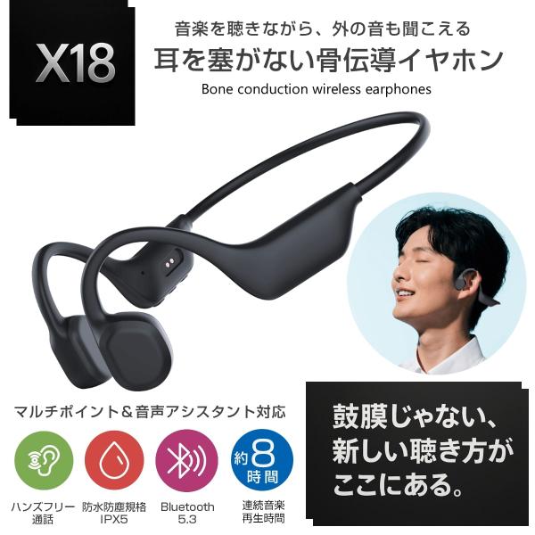 ■製品情報ブランド：miraiON（ミライオン）商品名：X18型番：X18-BKJANコード：4580575278579■仕様寸法（約）：130×100×42 (mm)重量（約）： 26g防塵・防滴： IPX5Bluetooth：バージョン...