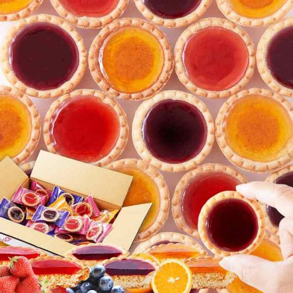 ■商品名：3種のジュエルタルト 30個■名称：焼菓子■原材料名：＜ストロベリー＞ストロベリージャム(国内製造)、小麦粉、マーガリン、砂糖、卵、アーモンドペースト(アーモンド、砂糖、水あめ)＜オレンジ＞オレンジジャム（国内製造）、小麦粉、マー...