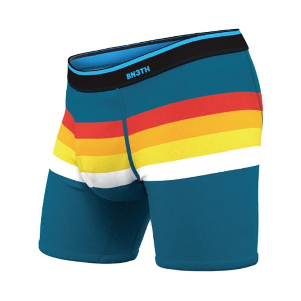 MYPAKAGE BNETH マイパッケージ ベニス CLASSIC BOXER BRIEF PRINT ( RETROSTRIPE TEAL ) メンズアンダーウェア