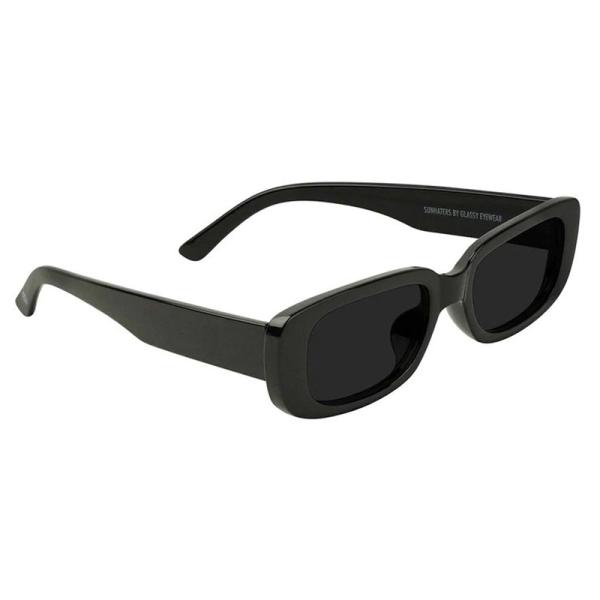 GLASSY グラッシー DARBY Black Polarized Sunglasses (偏光レンズ) U1356-C01S01 サングラス