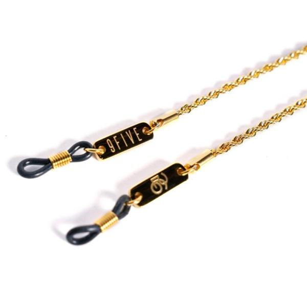 9FIVE ナインファイブ 24k Gold Rope Chain Eyewear Lanyard U1254-C01S01 サングラス