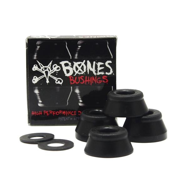 BONES WHEELS ボーンズ ウィール HARDCORE BUSH HARD BLACK(ワッシャー2枚付き) スケートボード スケボー ブッシュゴム ピボット メンテナンス