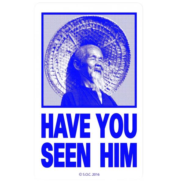 POWELL パウエル HAVE YOU SEEN HUM 4 (BLUE) ステッカー