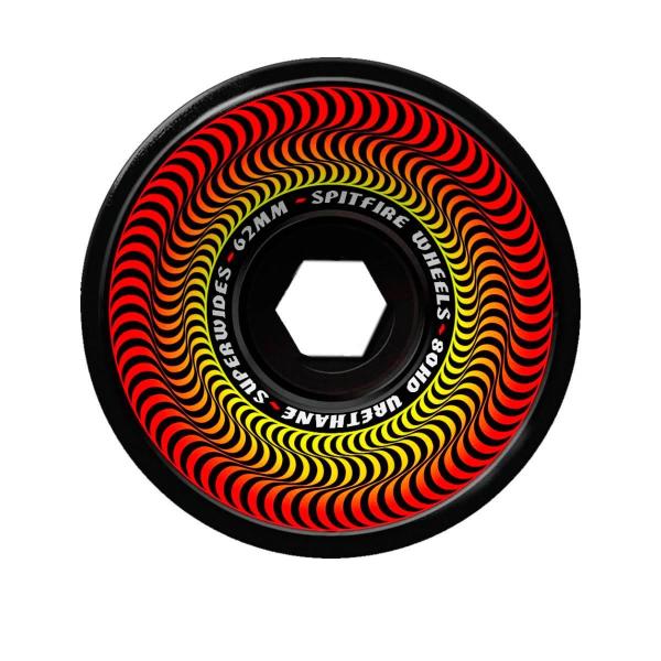 SPITFIRE スピットファイア 80HD SUPER WIDES BLACK 62mm U2768-C01S01 スケートボード スケボー ウィール