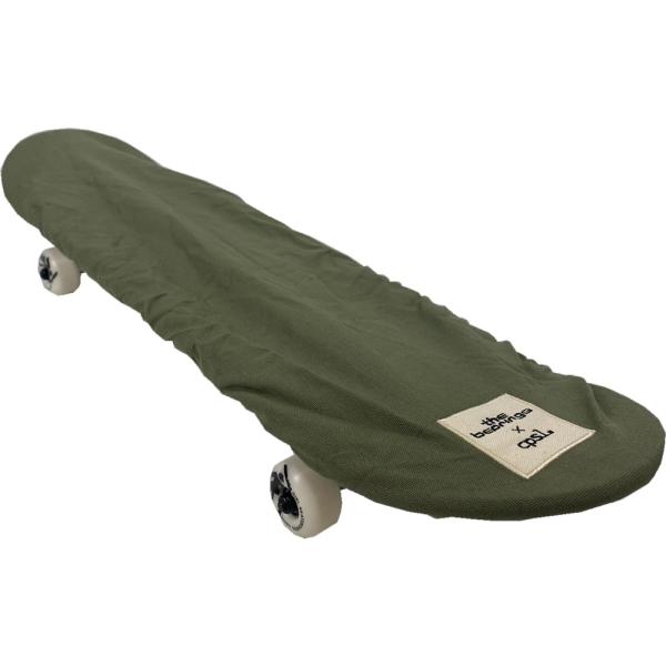 CPSL カプセル SKATE SOCK カバー (OLIVE)スケートボード スケボー バック カバー ケース スケートソックス