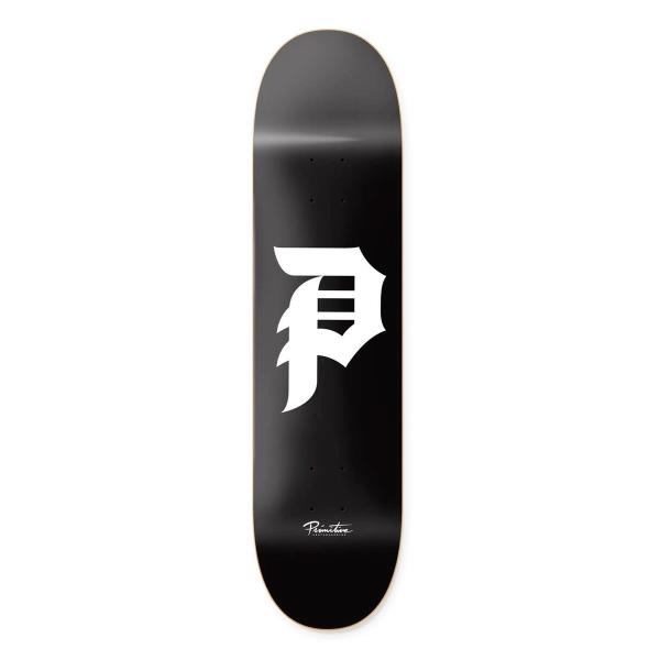 PRIMITIVE プリミティブ DIRTY P CORE BLACK / WHITE 7.75 日本別注サイズ スケートボード スケボー デッキスケートボード デッキ