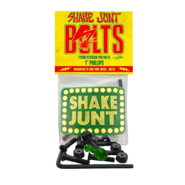 SHAKEJUNT シェークジャント SJ PRO BOLTS TYSON PETERSON 1インチ プラス U2994-C01S01 スケートボード ビスナット